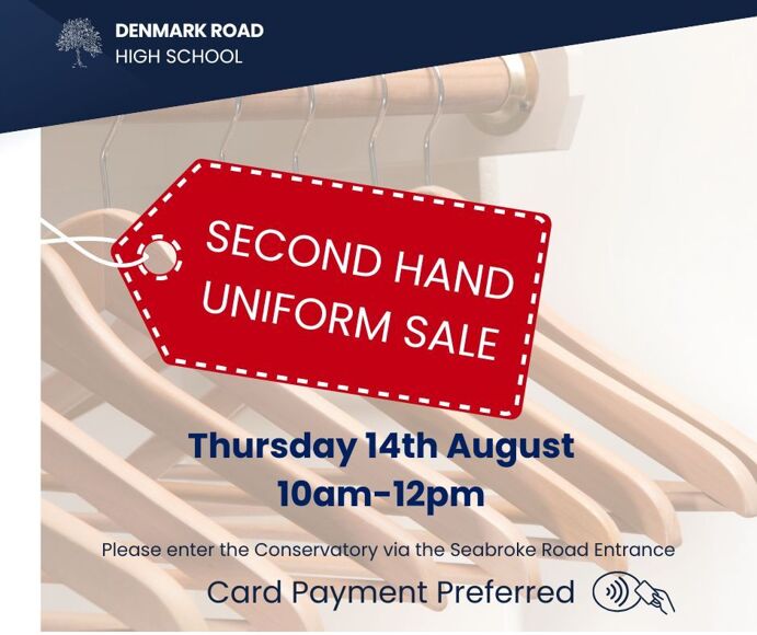 Second Hand Uniform Sale - Latest News - Denmark Road High School